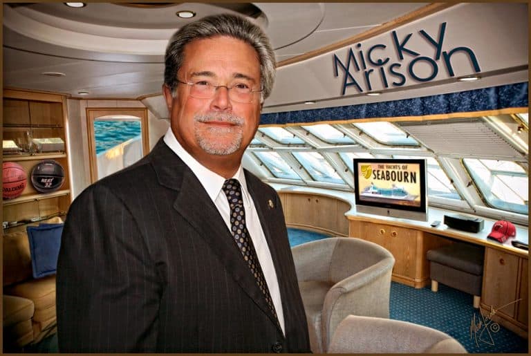 Micky Arison at sea aboard his Yatch by Orange County Headshots